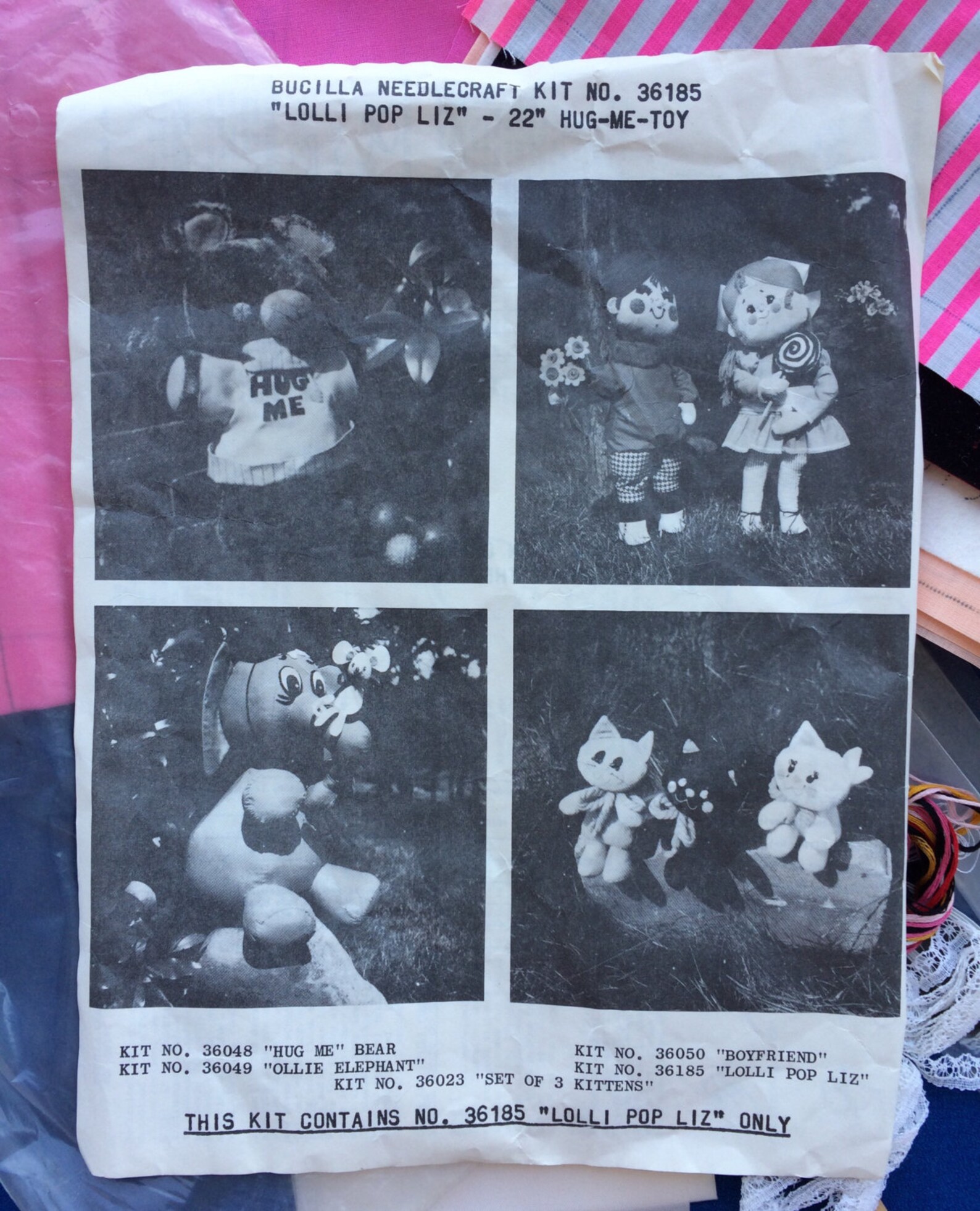 Vintage Lolli Pop Liz Doll Sewing Craft Kit 60s Mod Retro | Etsy