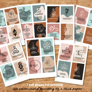 28 Printable Cards for Anxiety and Panic Attacks Disorder, Affirmation ...