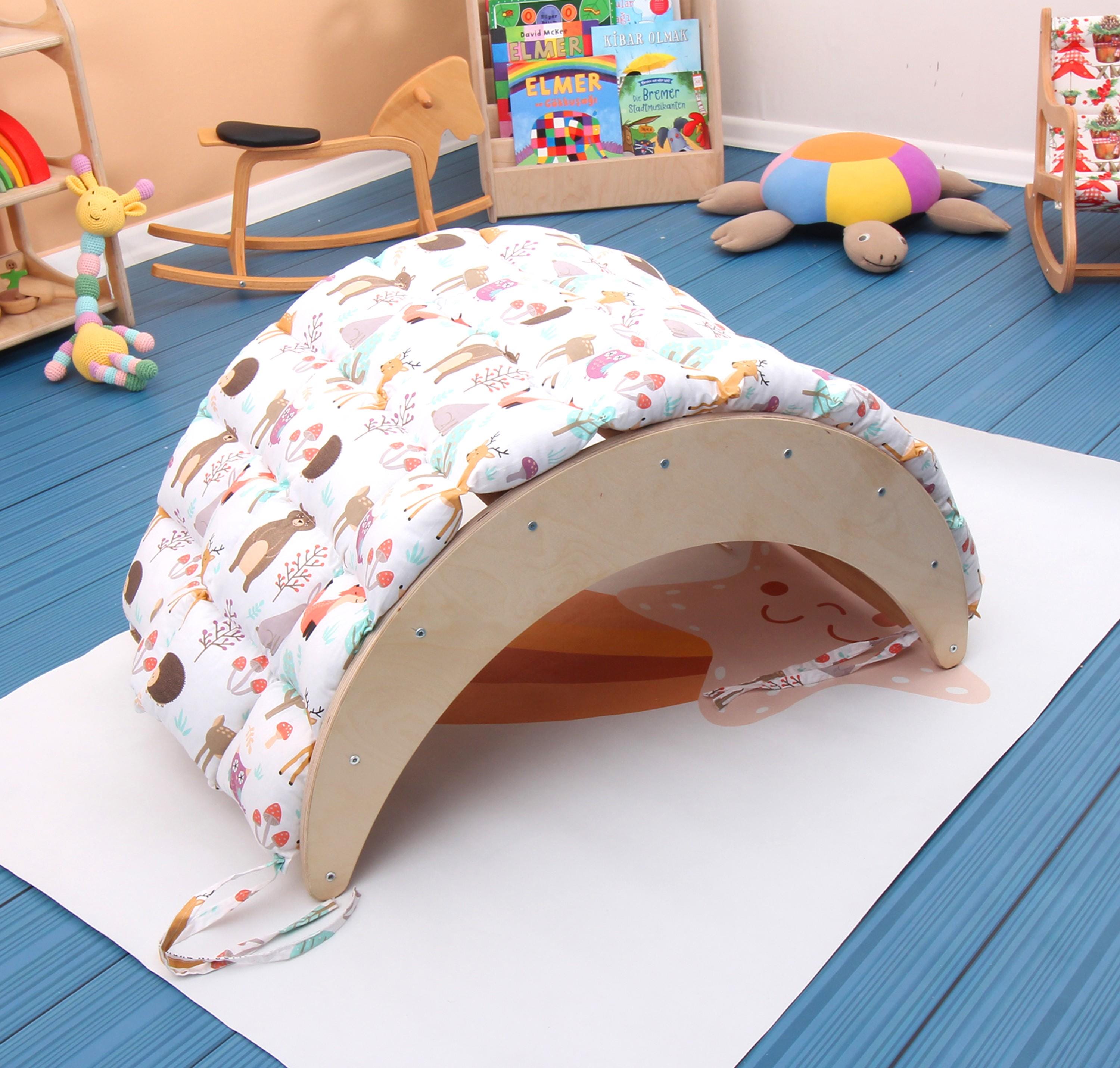 Montessori Climber Cushions-kids Floor Pillow-rocker Cushion-climbing ...