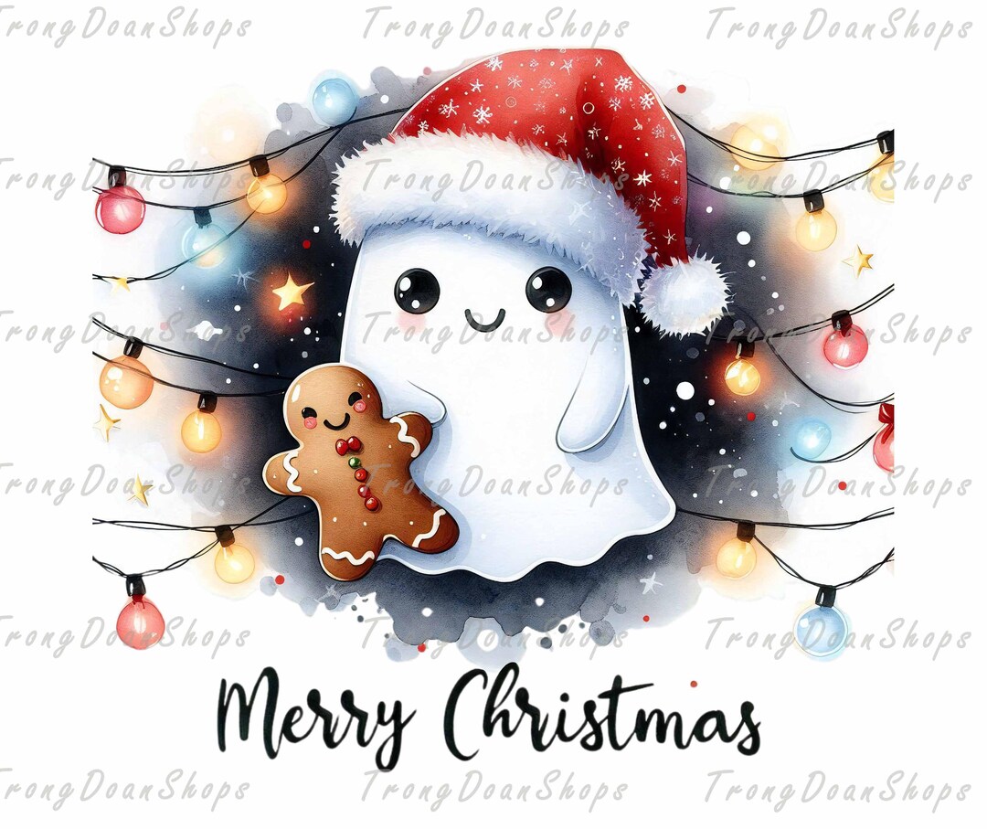 Christmas Jolly Ghost Png, Christmas Gingerbread Cookie Png, Christmas ...