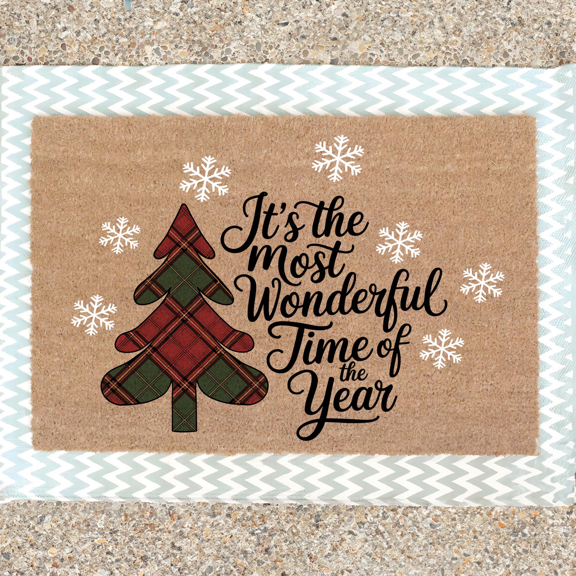 It's the Most Wonderful Time of Year Doormat, Housewarming Gift ...