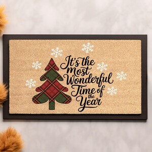 It's the Most Wonderful Time of Year Doormat, Housewarming Gift ...
