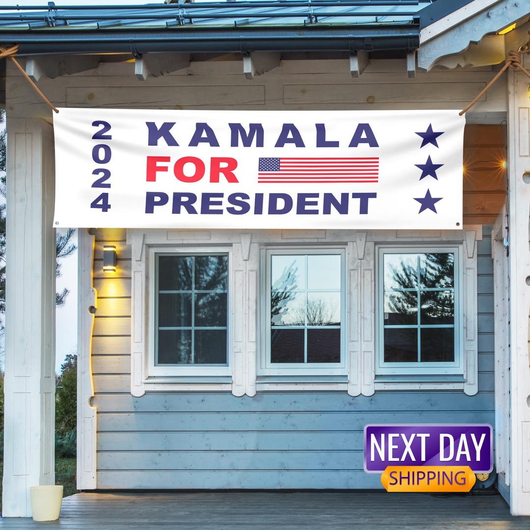 Kamala for President Banner, Election Gifts, Outdoor Banner, Kamala ...