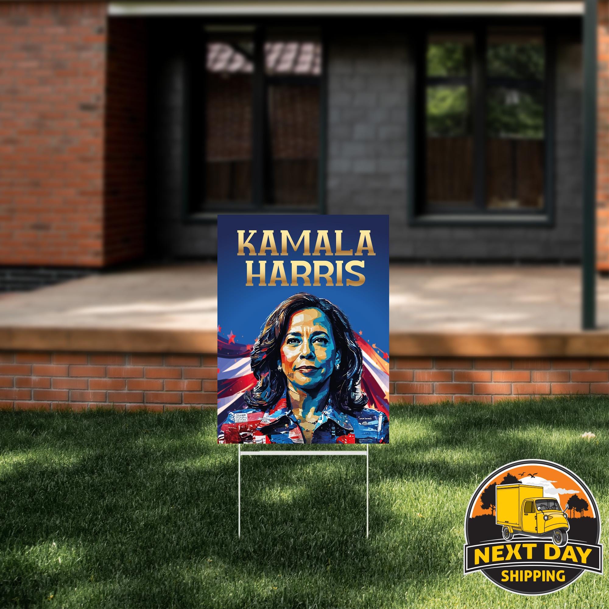 Kamala Harris Lawn Sign, Kamala for President, Voting Democrat ...