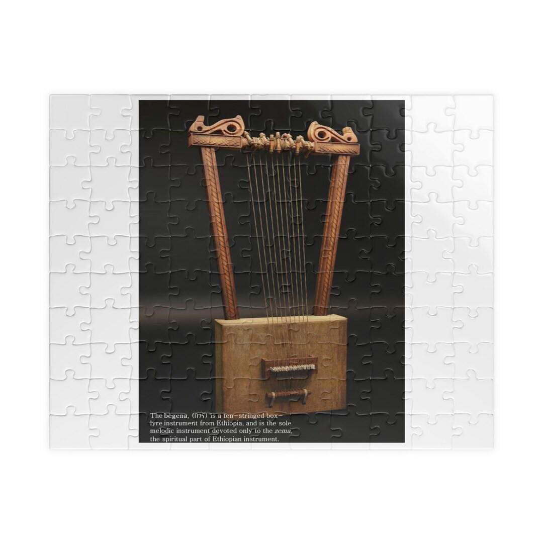 Ethiopian Begena Puzzle 110 piece - Etsy