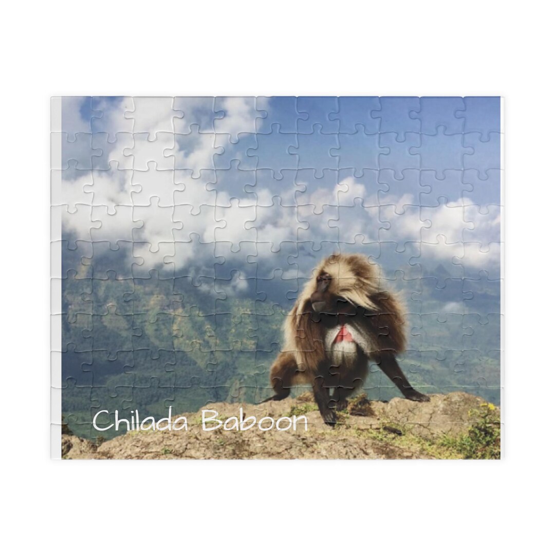 Ethiopian Chilada Baboon Puzzle 110, piece - Etsy
