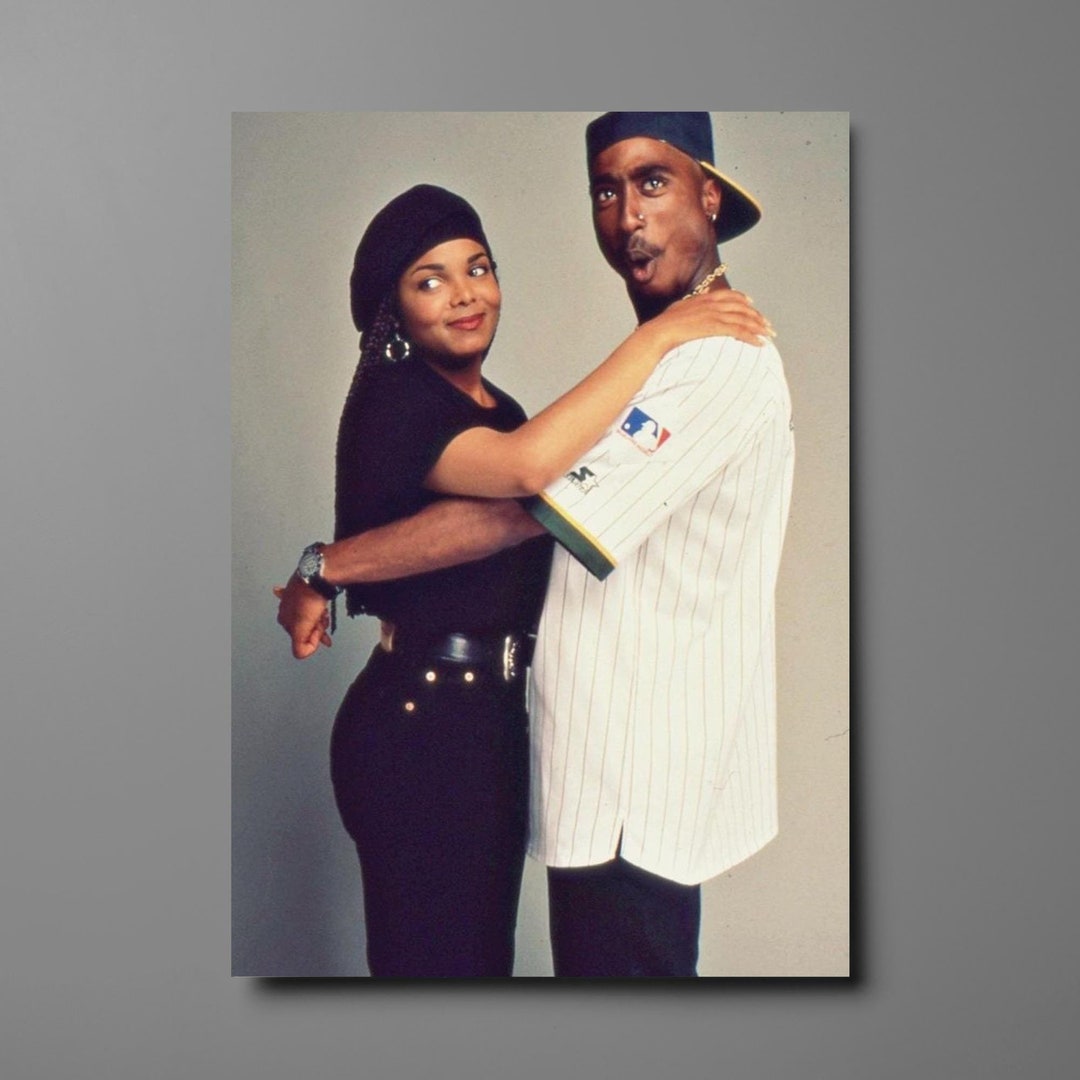 Janet Jackson and Tupac Shakur 90s Poster Iconic Hip-hop Fashion ...