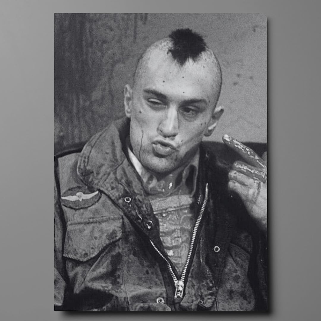 Taxi Driver Poster Robert De Niro Iconic Scene Travis Bickle Classic ...