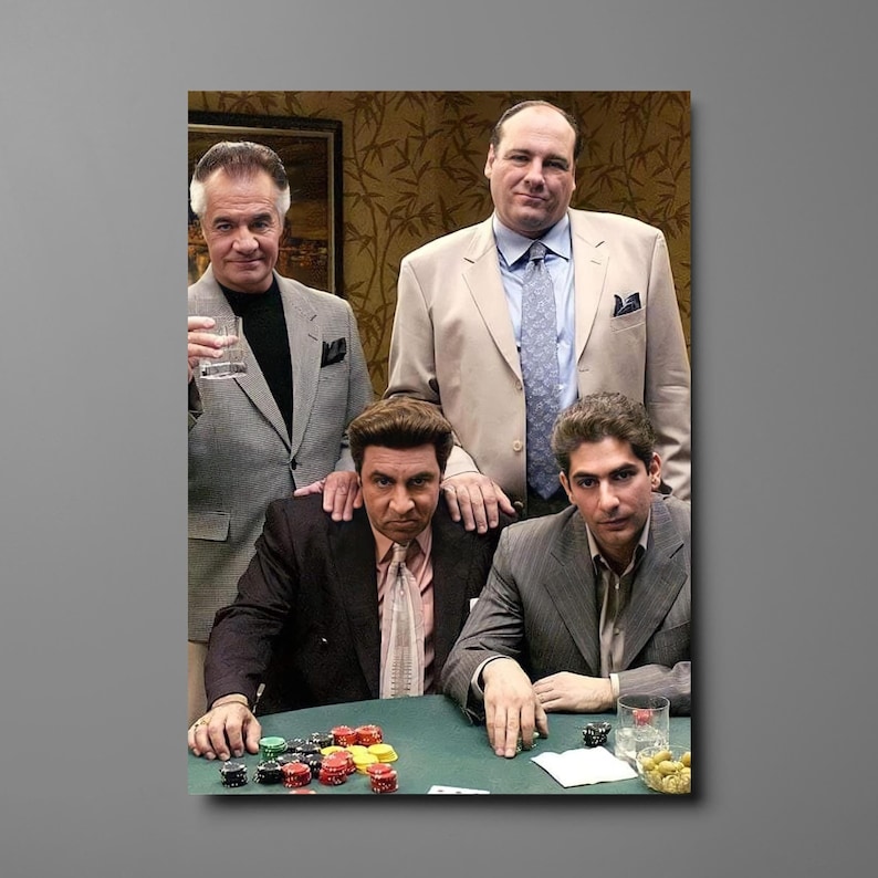 The Sopranos Poster Iconic TV Series Art, Classic Mafia Drama Decor ...