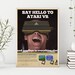 Retro Atari VR Headset Poster Vintage Gaming Nostalgia, Atari 2600 VR ...