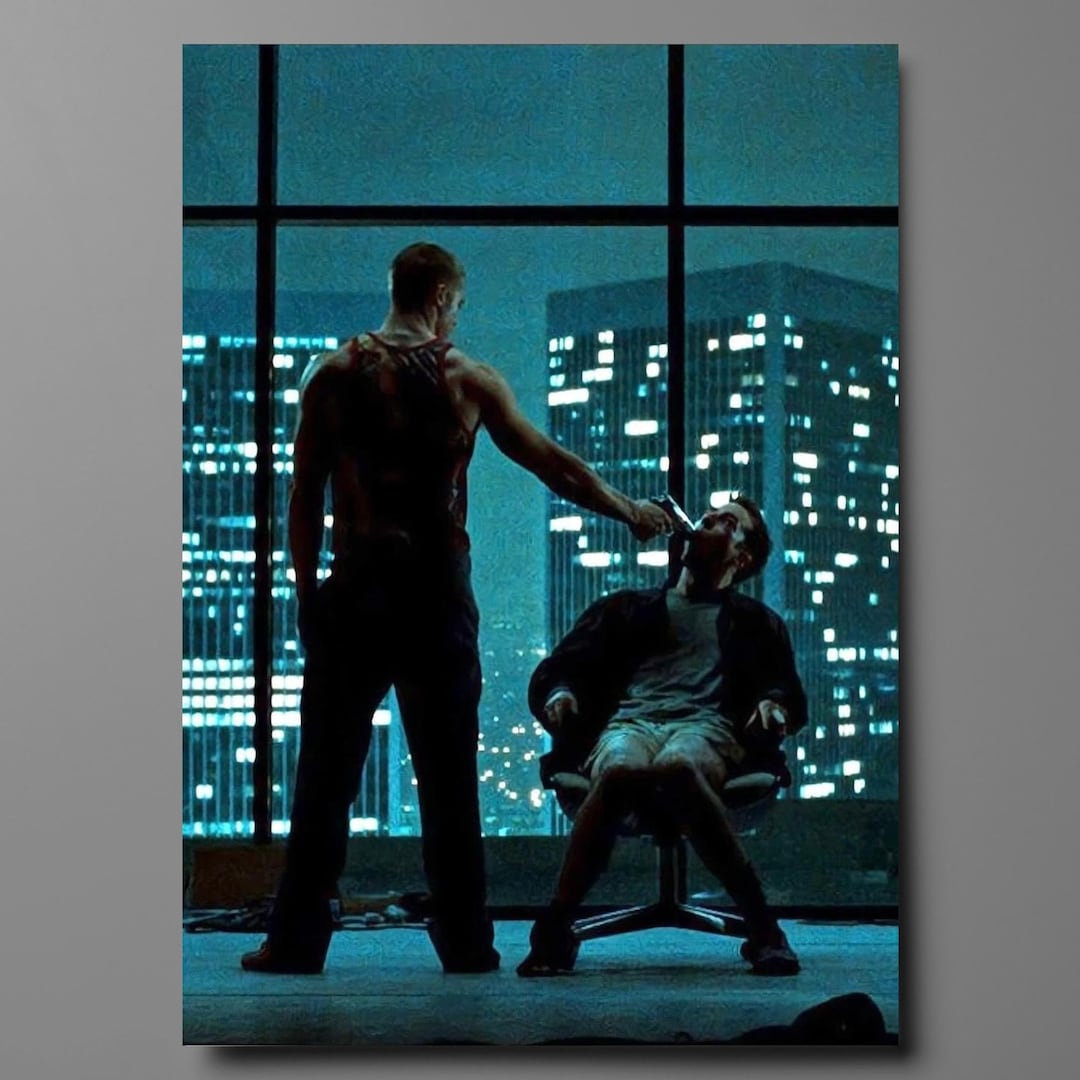 Fight Club Poster Tyler Durden and Narrator Fight Club Art Print Iconic ...