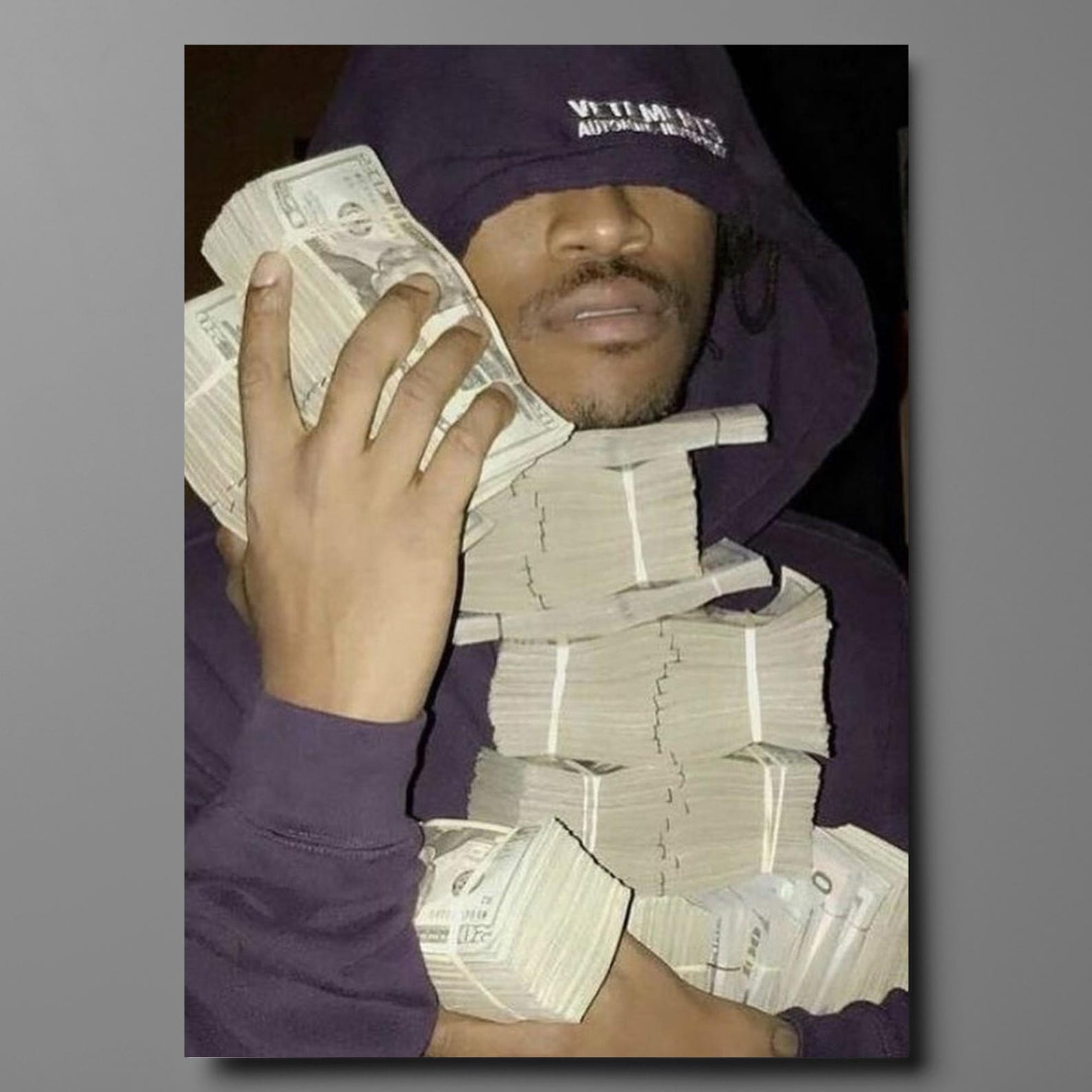 Future Money Phone Meme Poster Rap Culture Art Hip-hop Inspired Wall ...