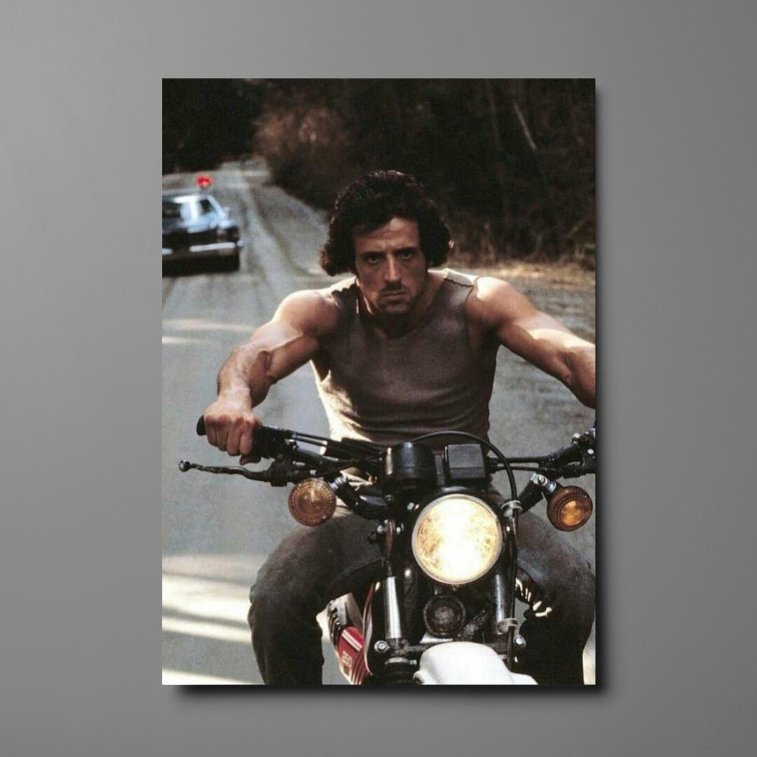 John Rambo First Blood Poster 80s Action Movie Icon, Retro Stallone Art ...