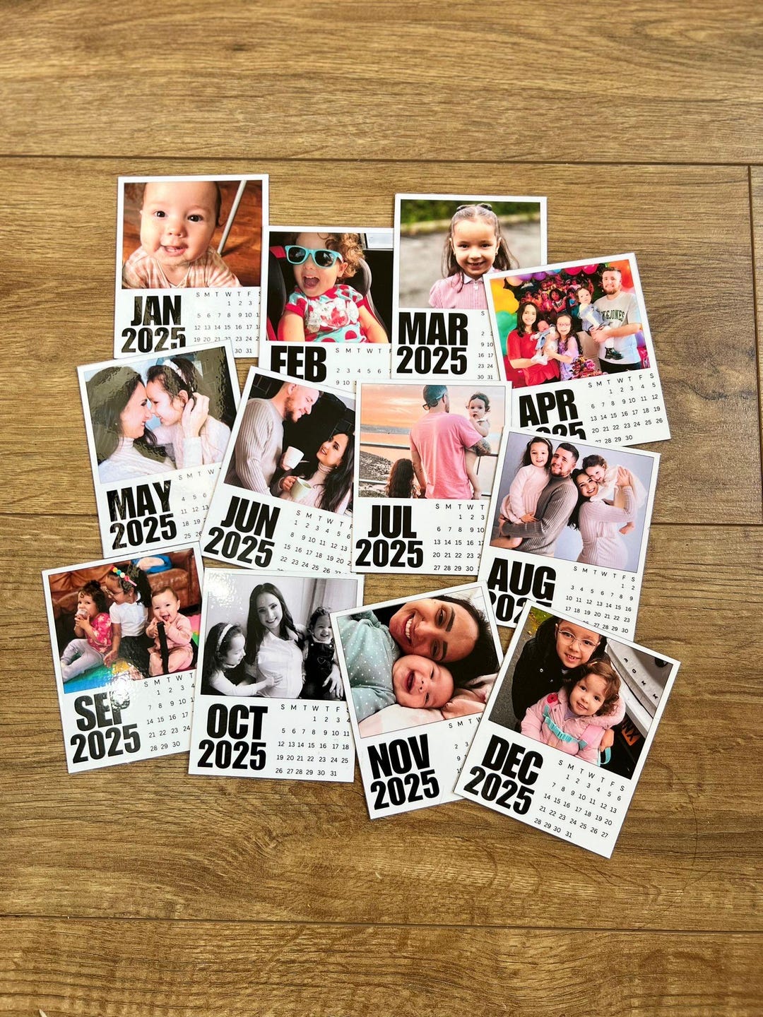 Personalized Magnetic Calendar 2025 - Custom Photo Calendar - Custom ...