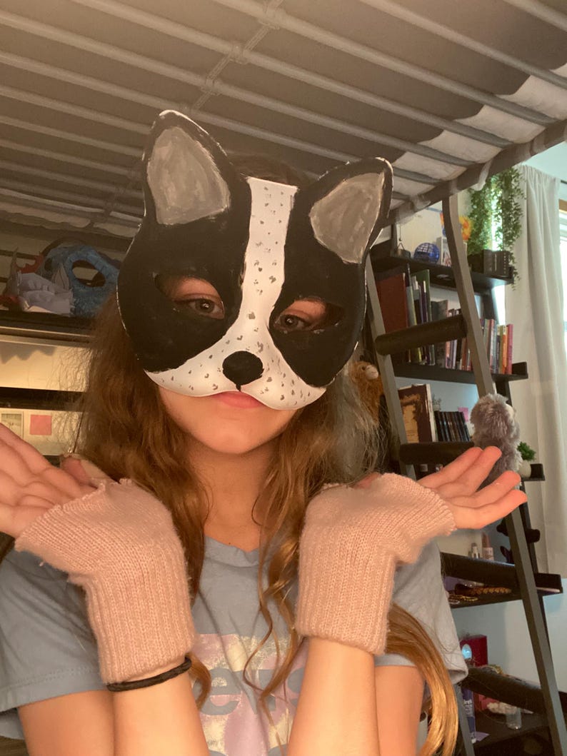 Cattle Dog Cat Mask - Etsy