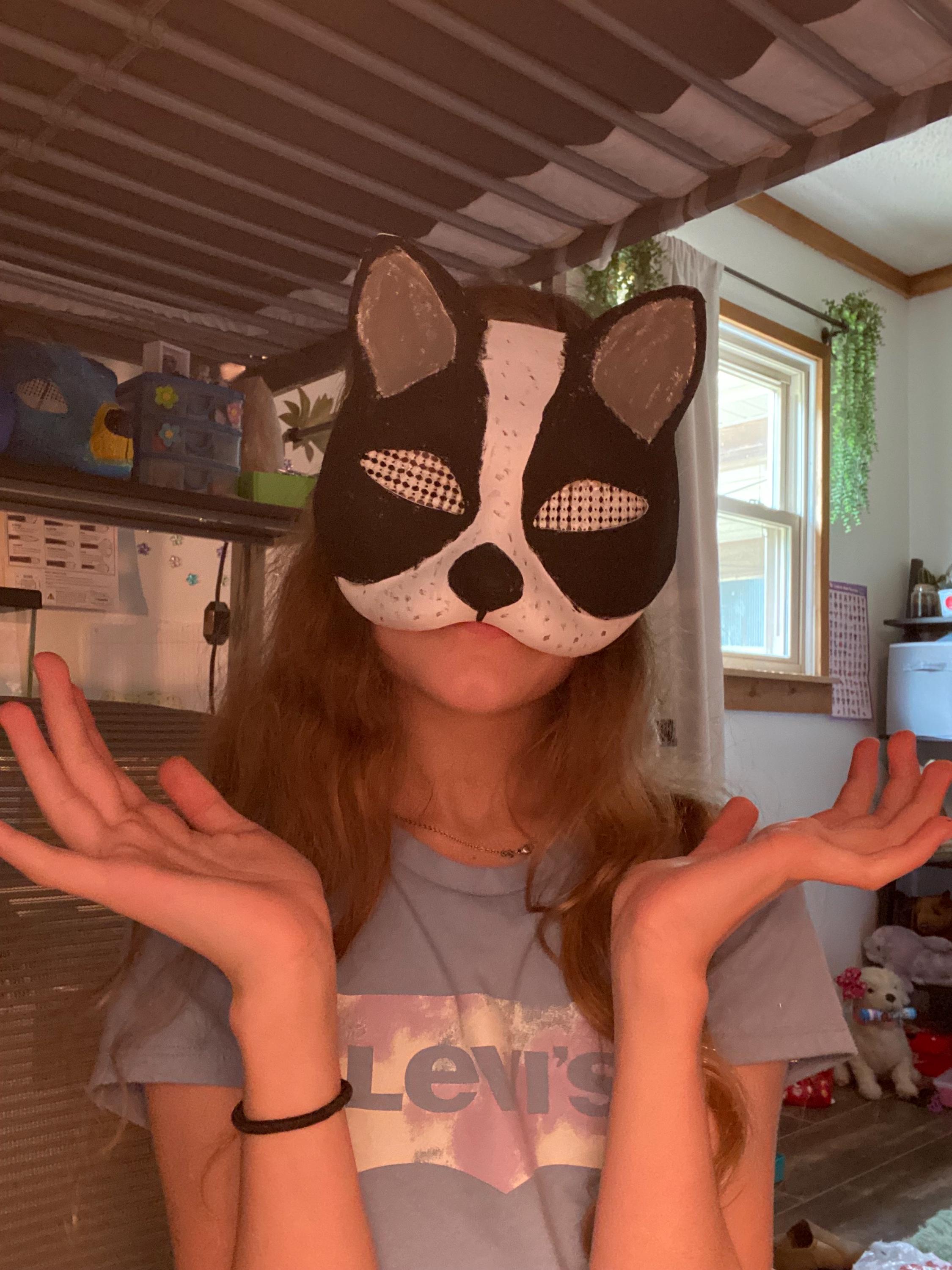 Cattle Dog Cat Mask - Etsy