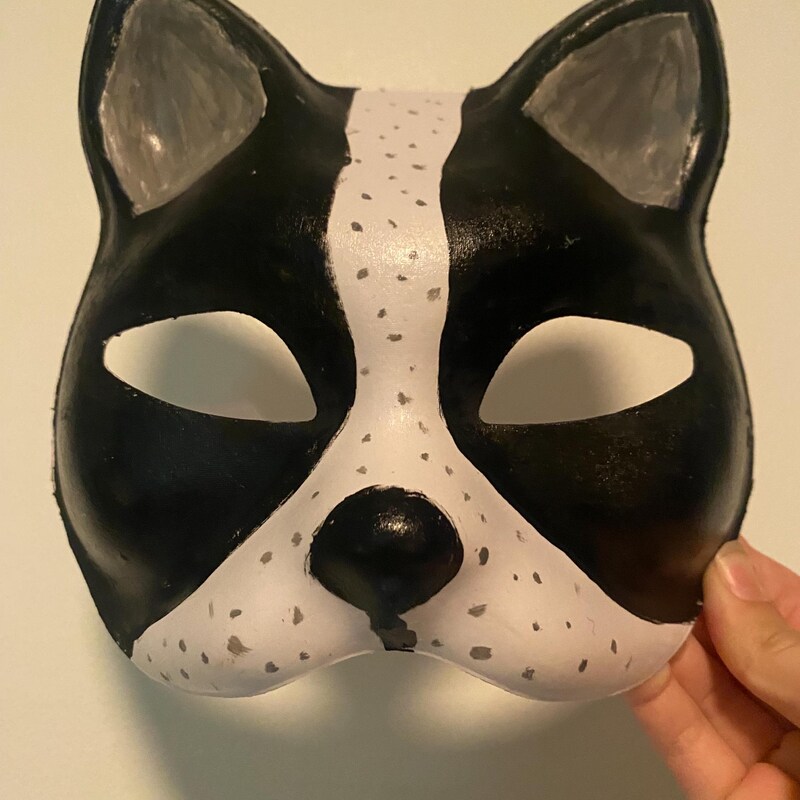 Black Cat Therian Mask - Etsy