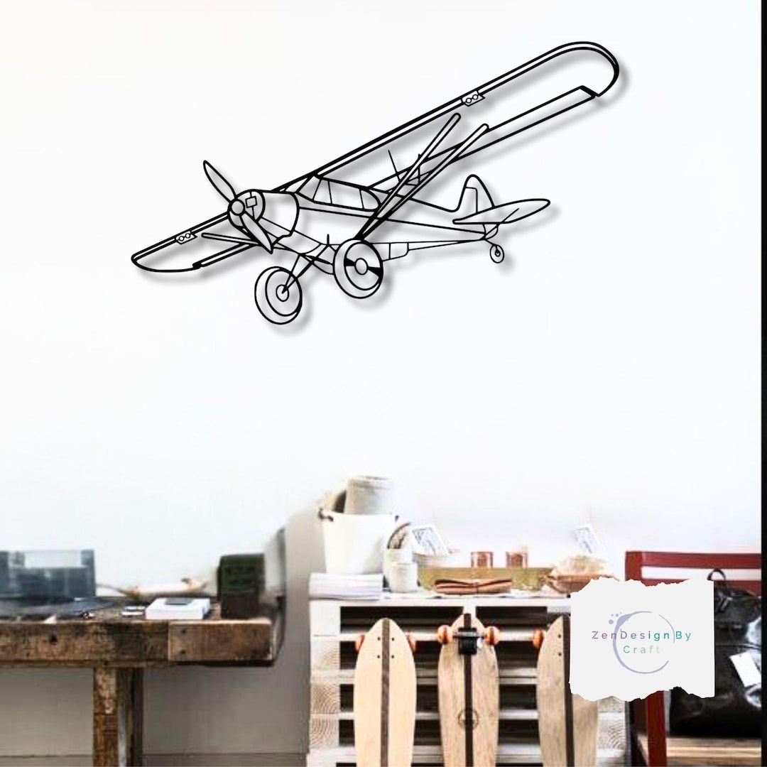 180 Airplane Decor , Aviation Metal Wall Art , 3D Aircraft Decor for ...