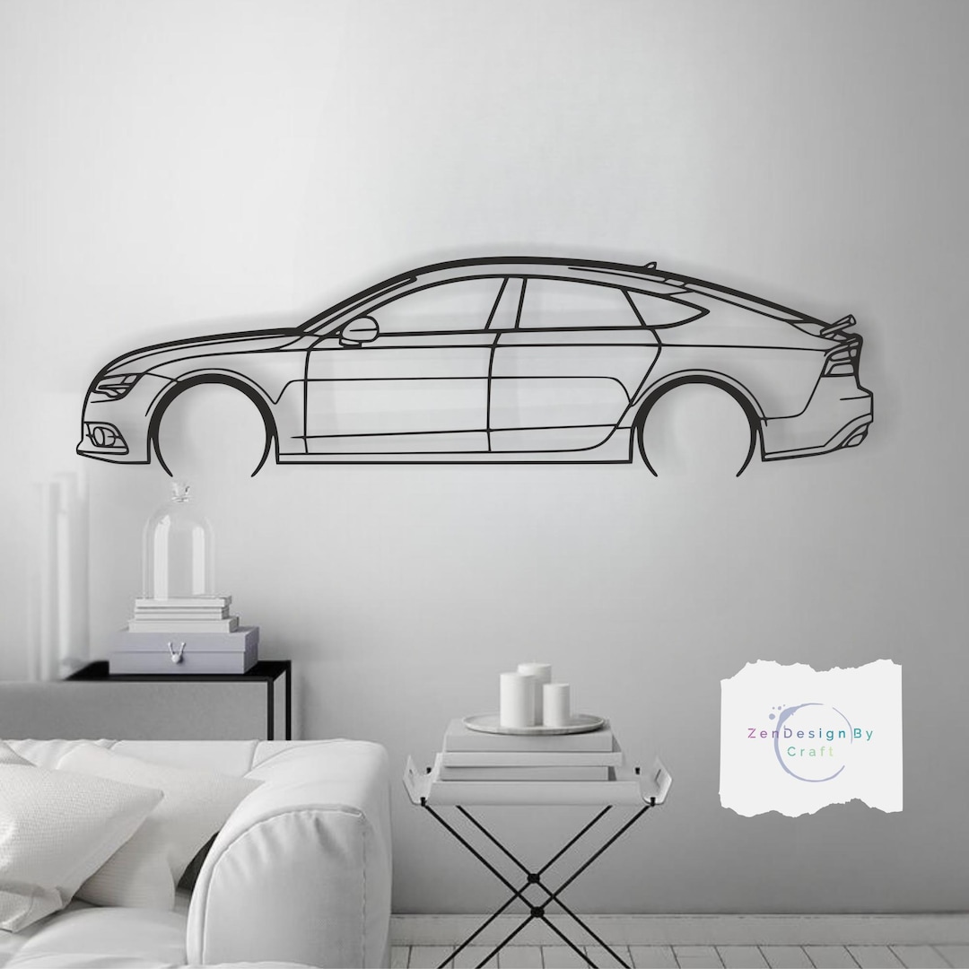 7 Series Metal Car Wall Art, Luxury Performance Automotive Design for ...