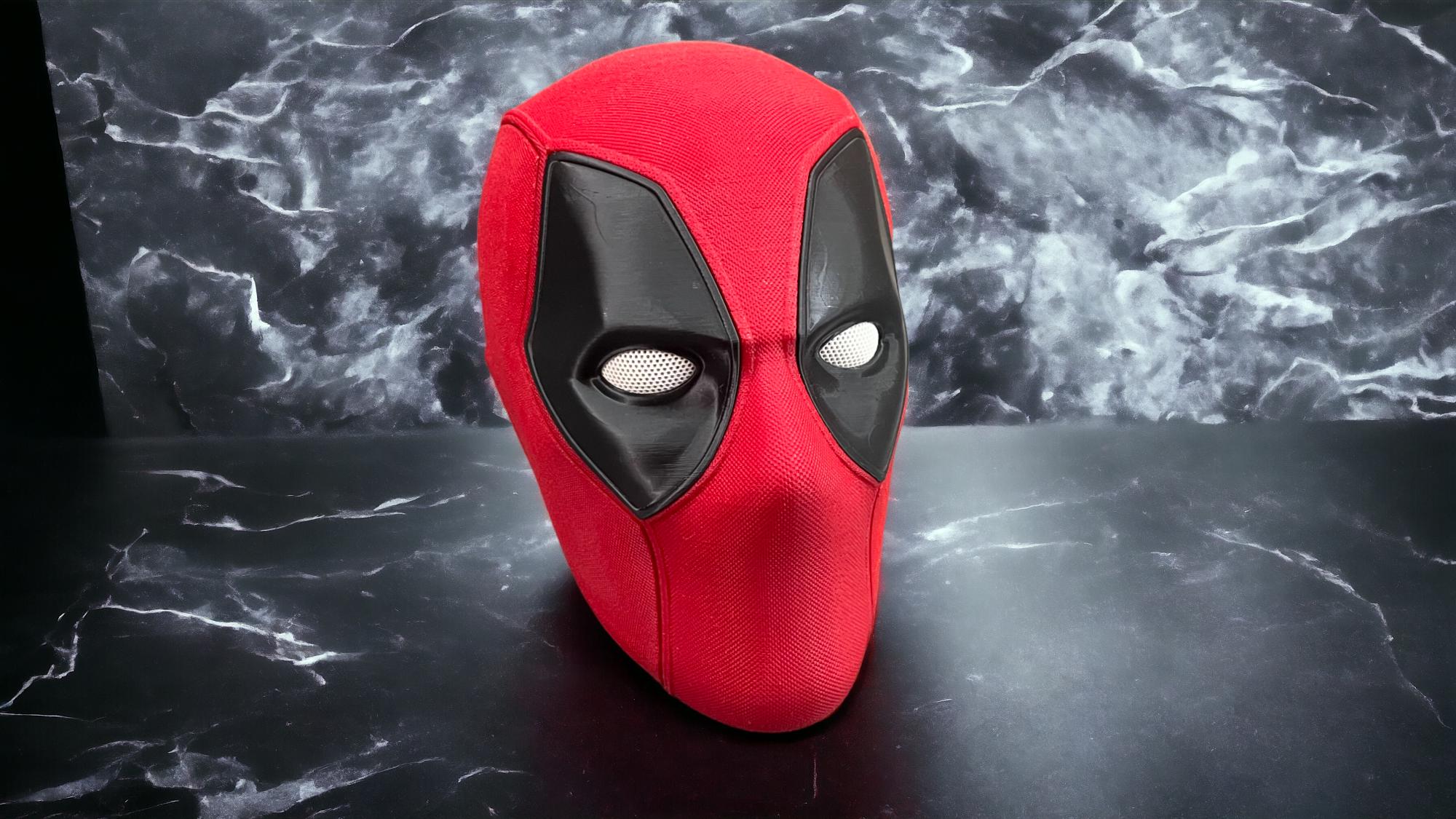 Deadpool Mask STL Deadpool Helmet File High Quality Cosplay Prop for 3d ...