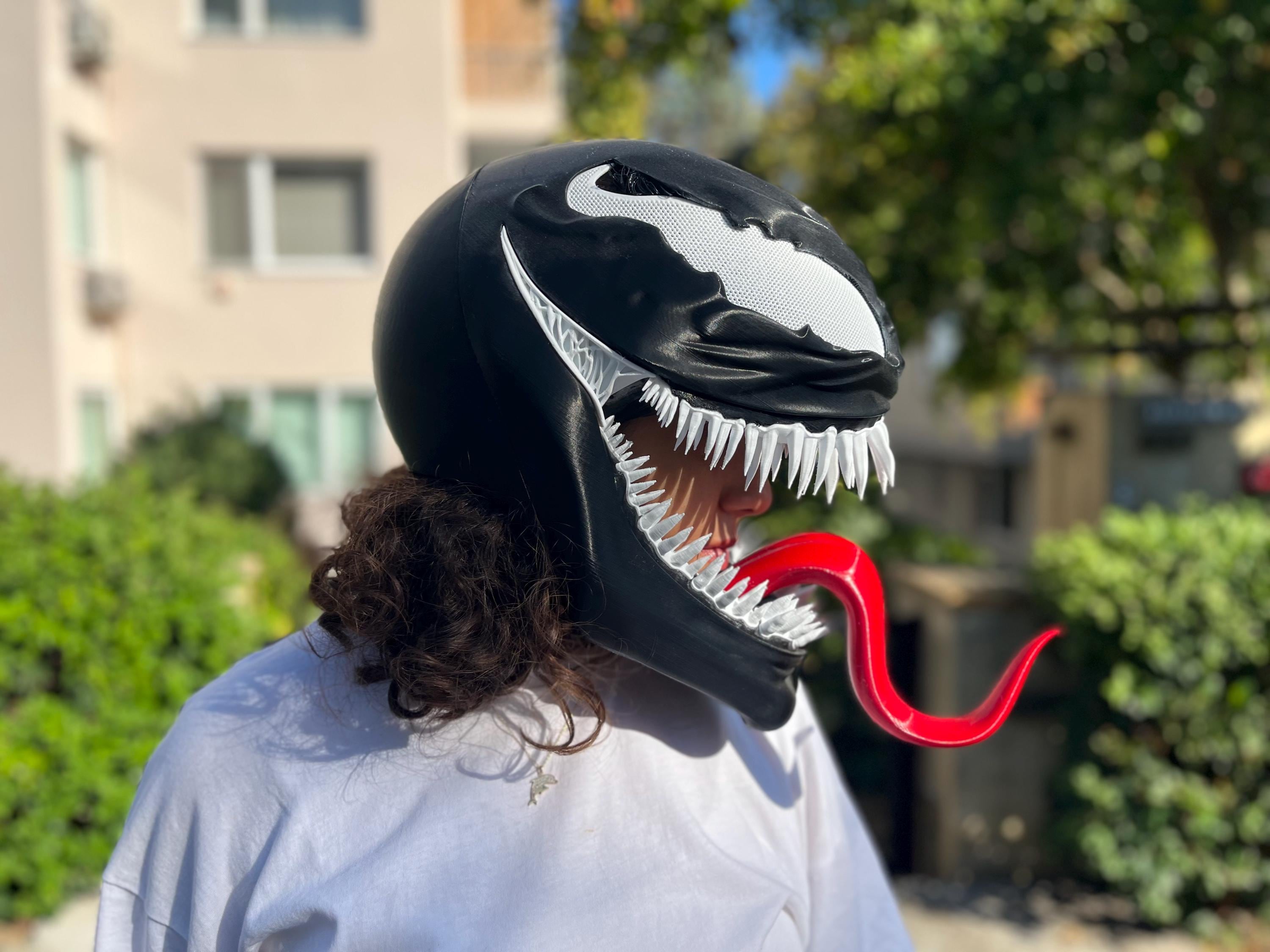 Venom Mask With Tongue Venomized Helmet Quality Cosplay Costume Gift ...