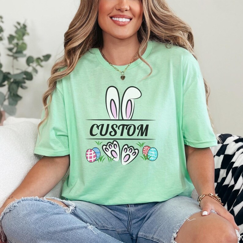 Custom Easter Bunny Shirt | Personalized Easter Bunny Shirt, Easter ...