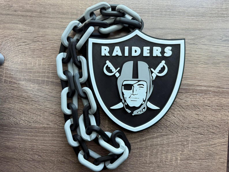 Raider Pirate 3D Printed Sports Chain, Necklace - Etsy