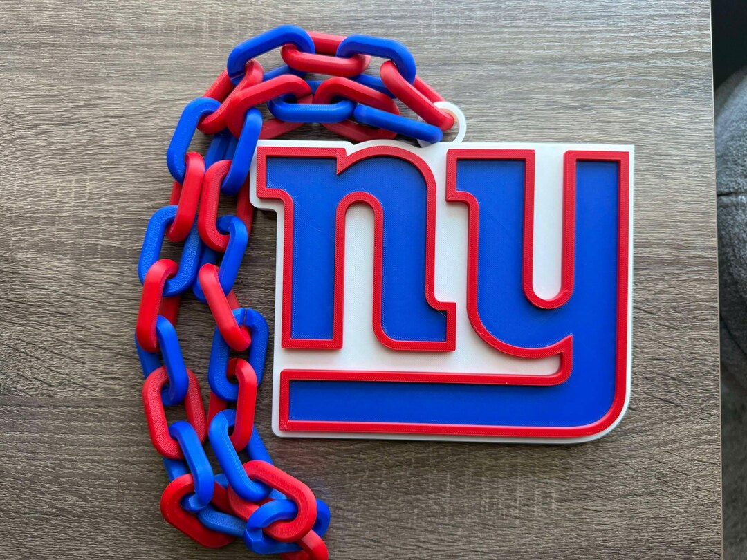 Giants 3D Printed Sports Chain, Necklace - Etsy