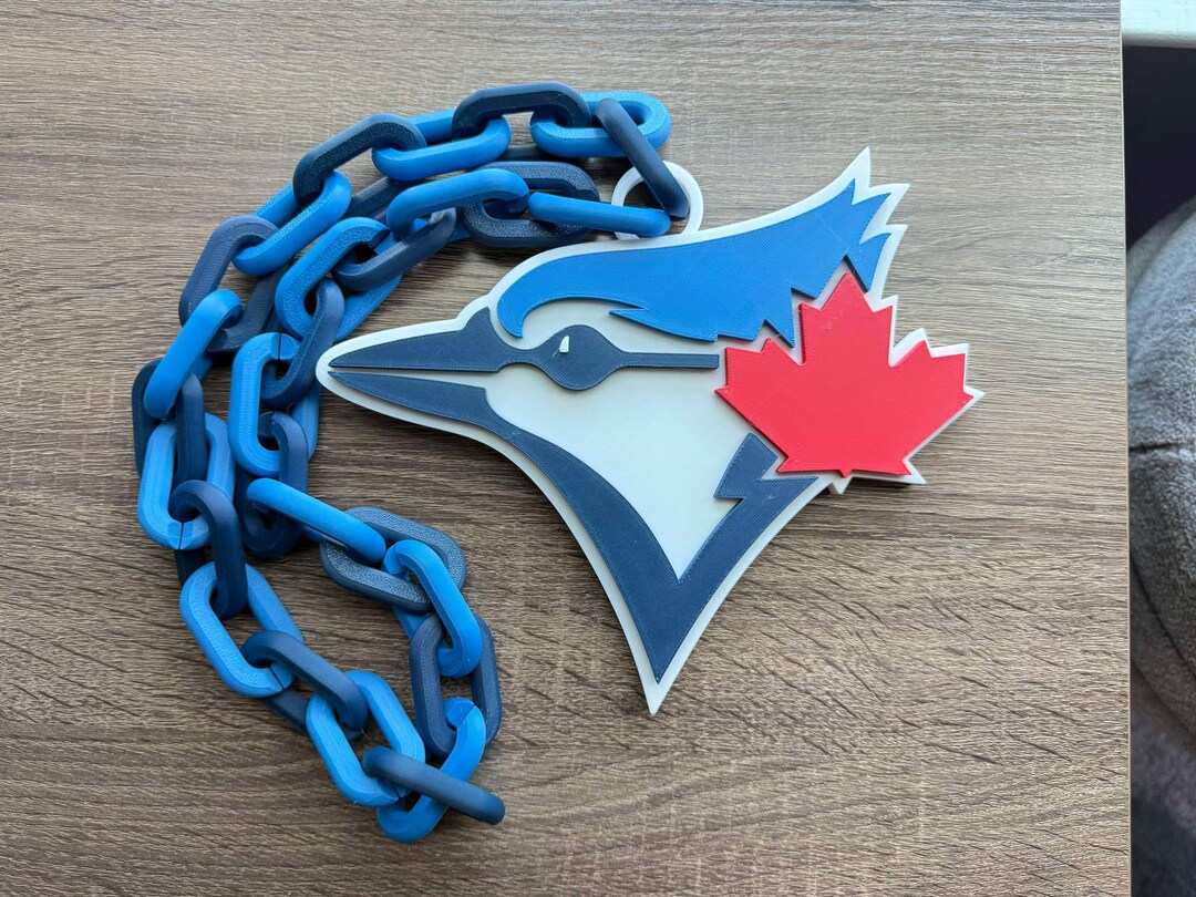 Blue Jays 3D Printed Sports Chain, Necklace - Etsy
