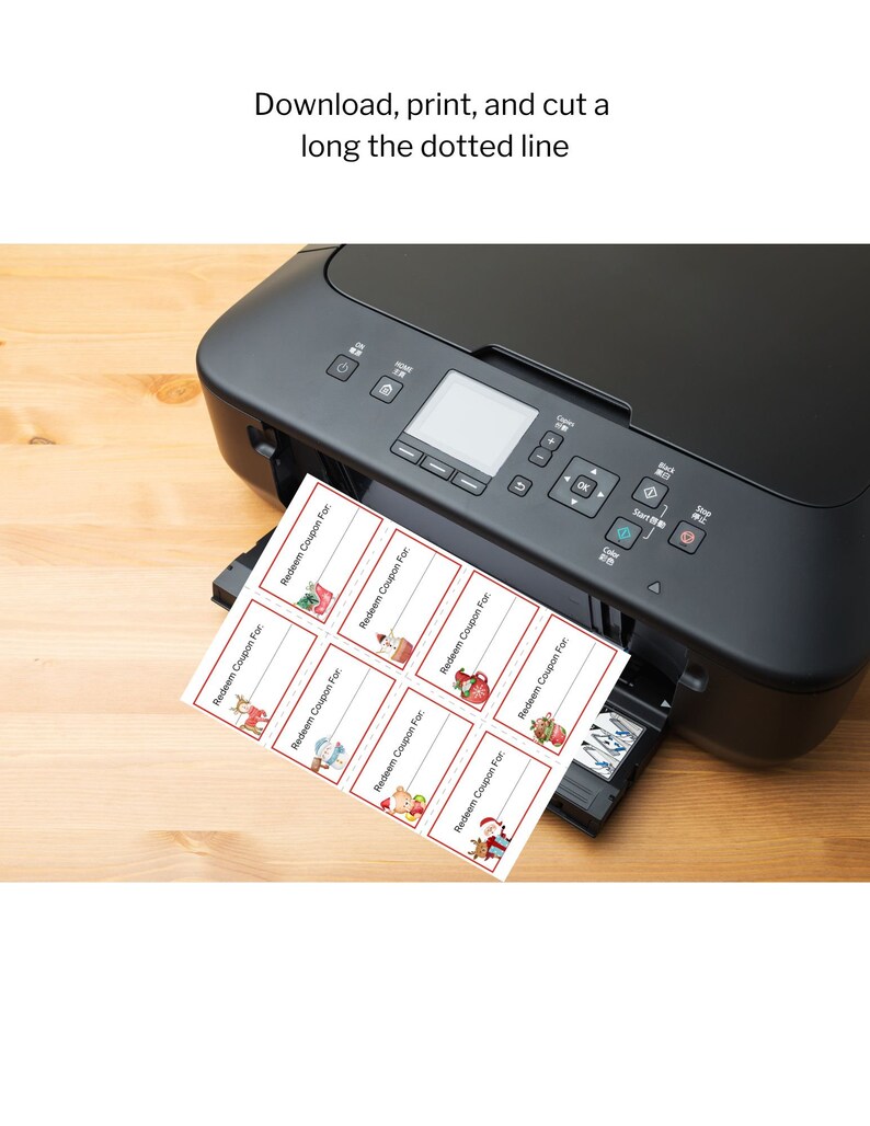 Kids Christmas Coupon Book Printable Reward Coupons | 62 Coupons | Kids ...