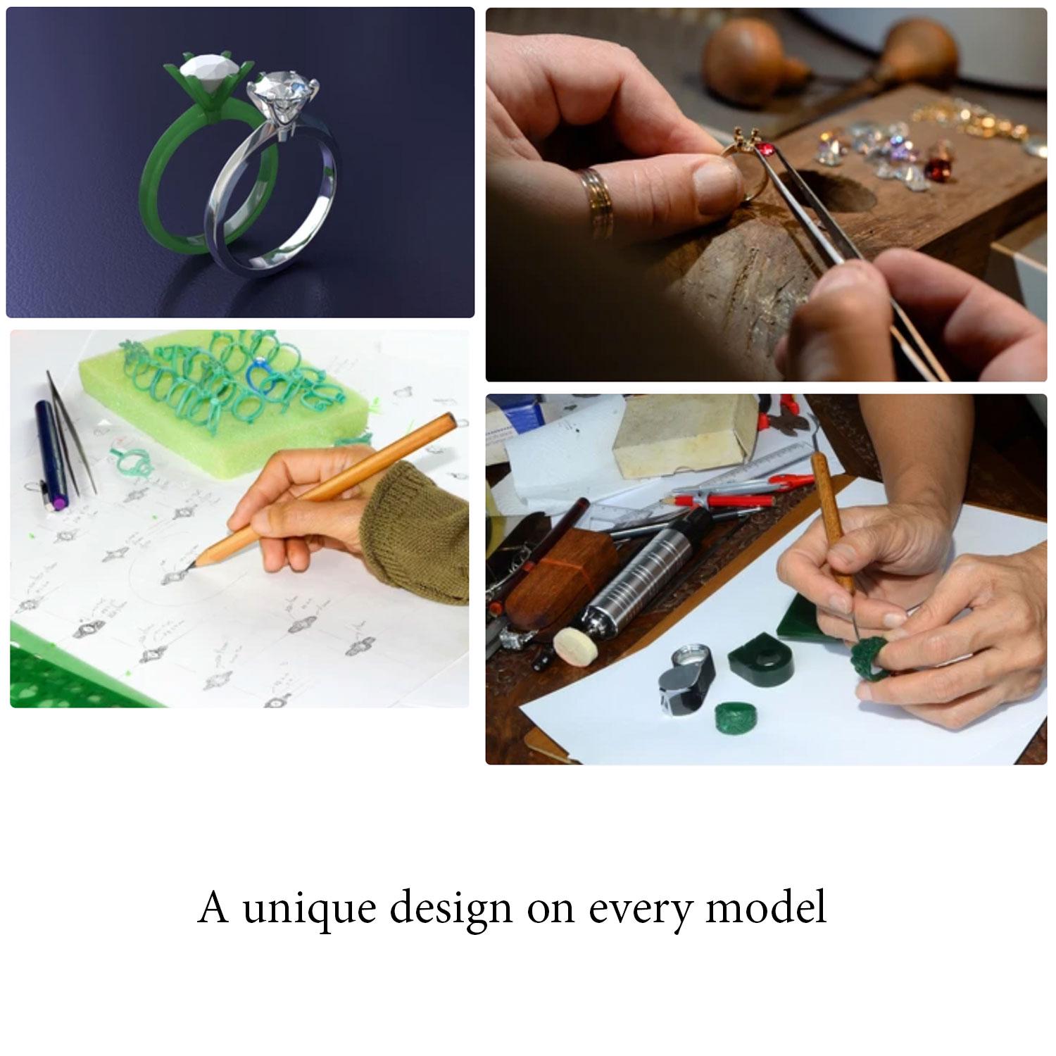 9PC Grand Wedding Design | Ring Wax Pattern Mold Jewelry Supplies ...