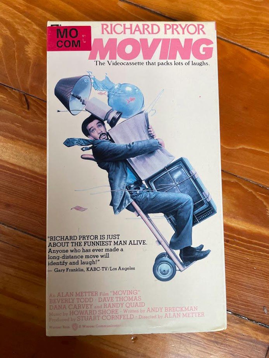 MOVING (VHS, 1988) Richard Pryor, Dave Thomas, Dana Carvey, Randy Quaid ...