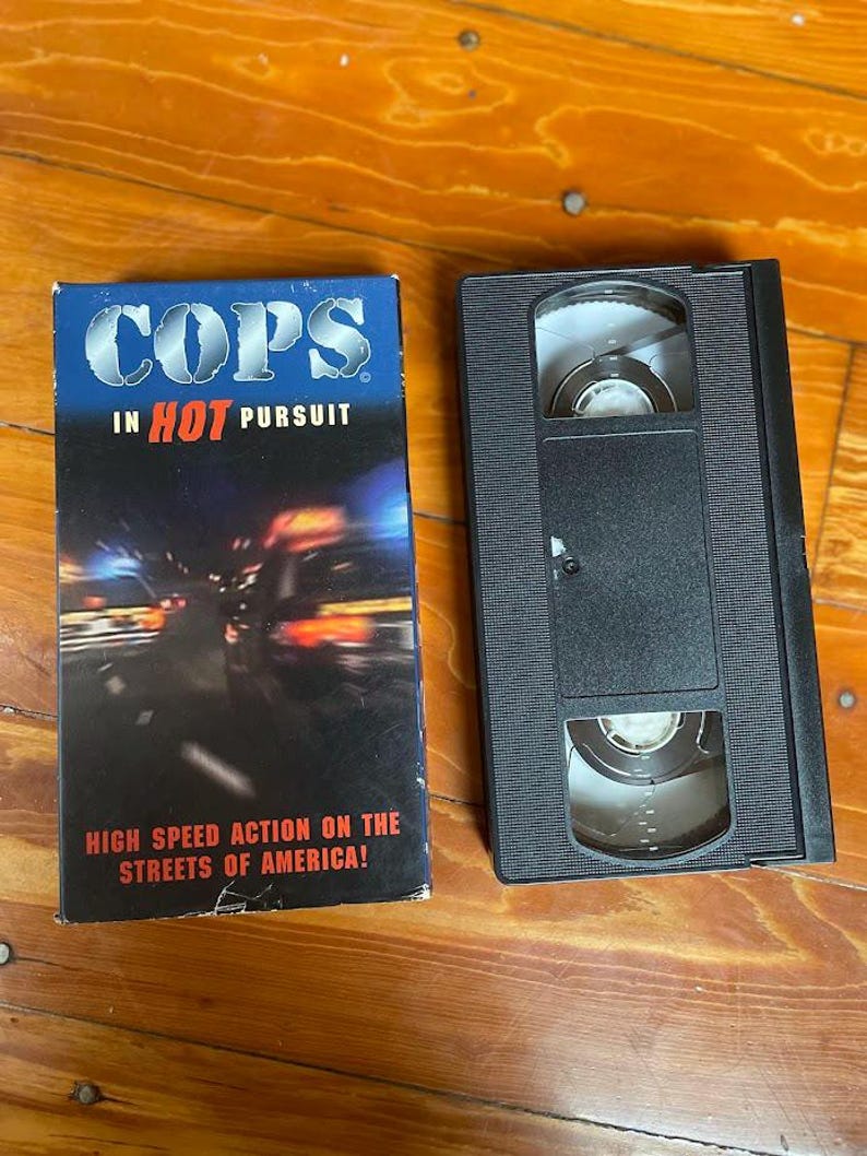 COPS 1996 (VHS 1996) - Etsy