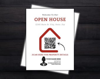 Editable Template for Real Estate, Market Update, Home Valuation, QR ...