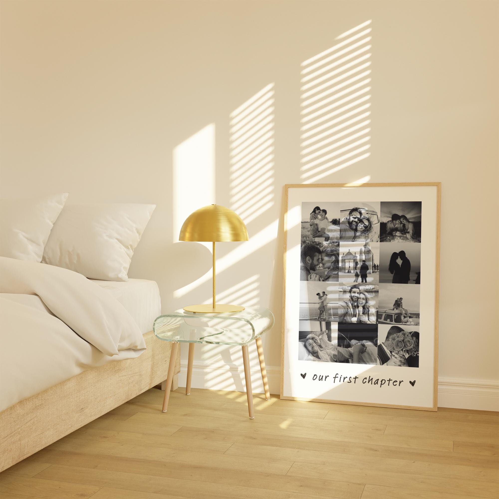 Custom Couple Anniversary Polaroid Frame Template, 1 Yr Anniversary ...