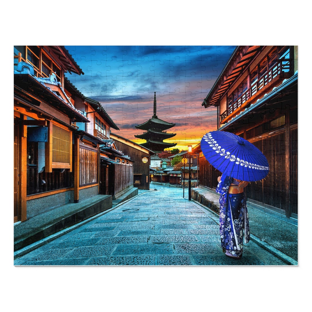 Jigsaw Puzzle Japanese Design Kimono Yasaka Kyoto 30, 110, 252, 500 ...