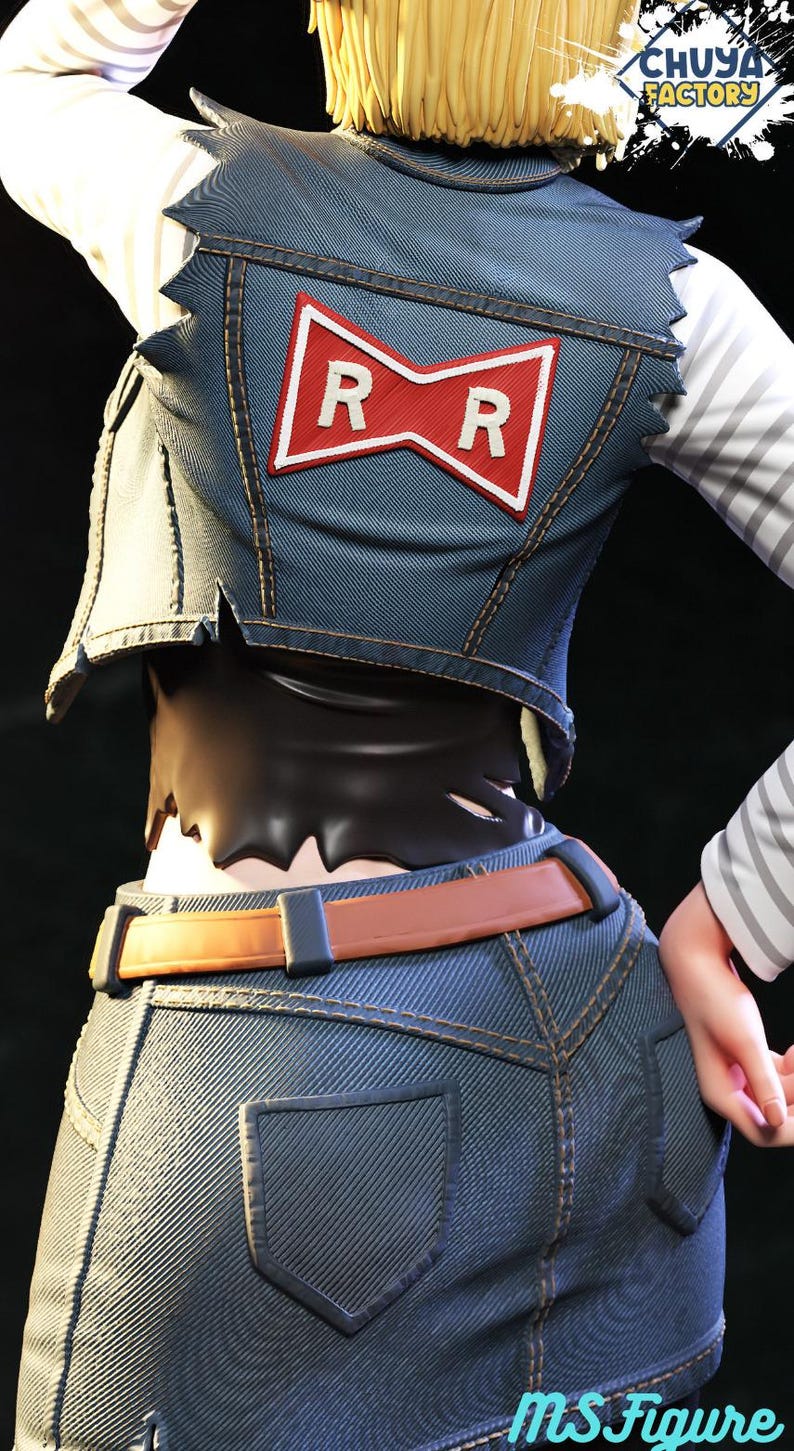 Android 18 Figure, 3D Painted Figures, Action Figurines, Miniature ...