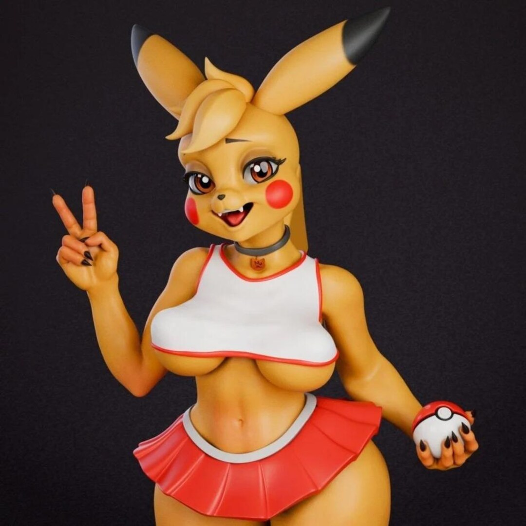 Pikechu Figure, 3D Painted Figures, Action Figurines, Miniature Scupulture, Gift Figurine - Etsy