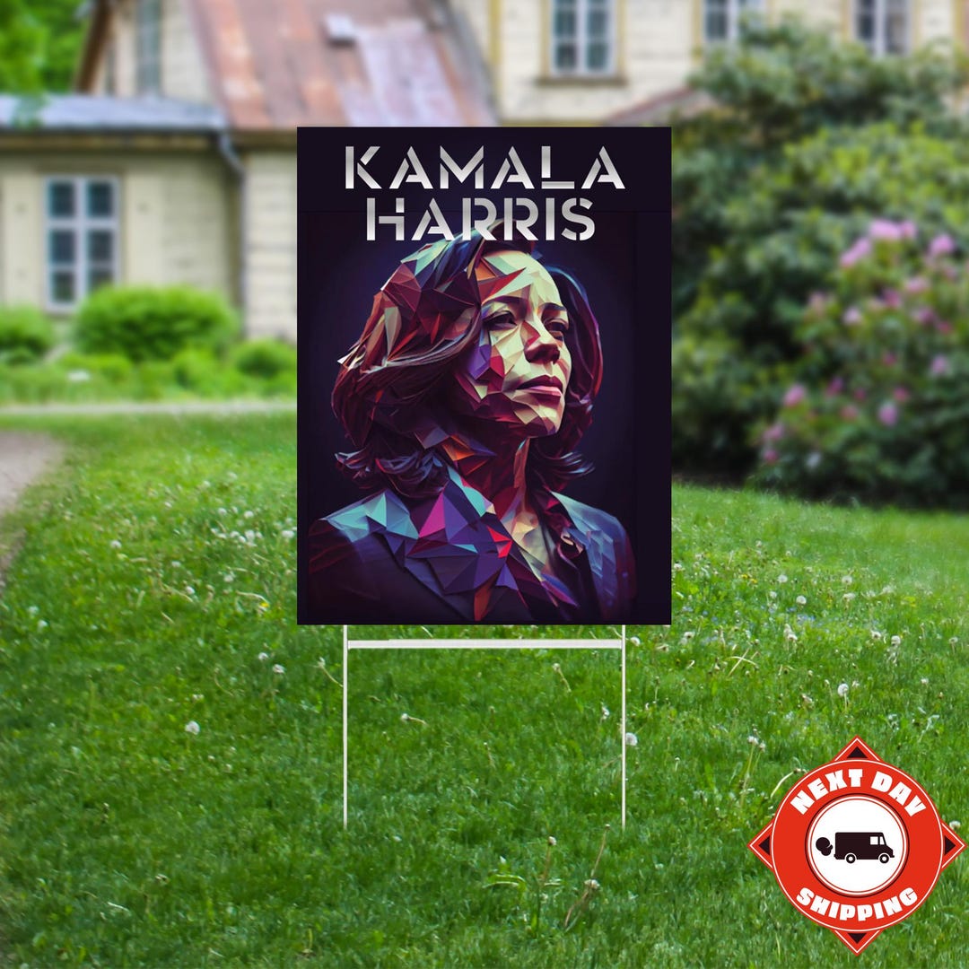 Kamala Yard Sign, Presidential Signs, Democrat Sign, Patriotic Sign ...