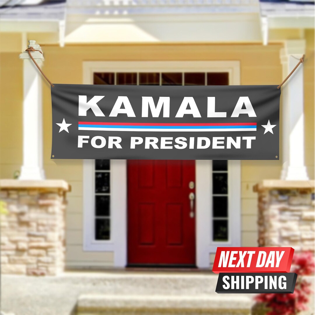 Kamala for President Banner, Kamala 2024, President 2024, Political ...