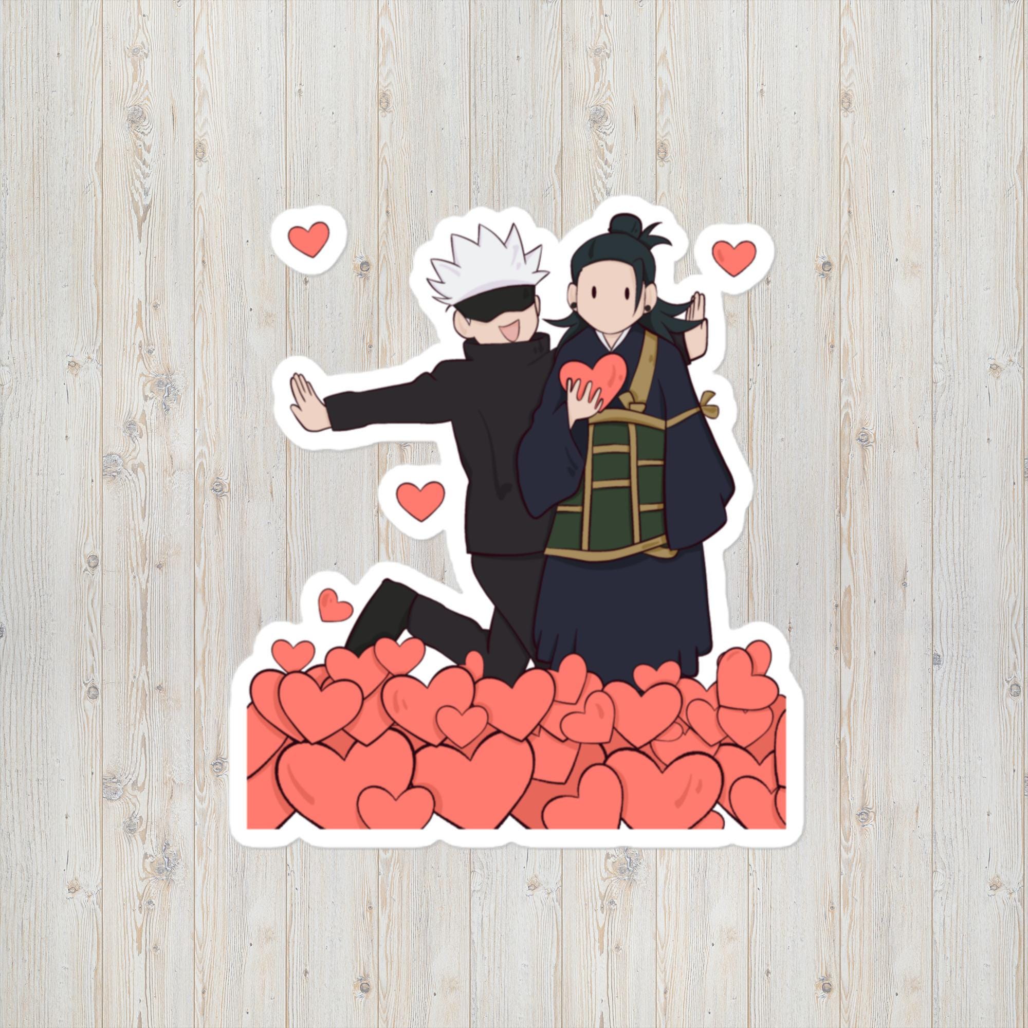 Jujutsu Kaisen, Satoru Gojo, Suguru Geto, Valentines Sticker, Anime ...