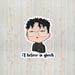 Dan Da Dan, Okarun, Bubble Sticker, Anime Merch - Etsy