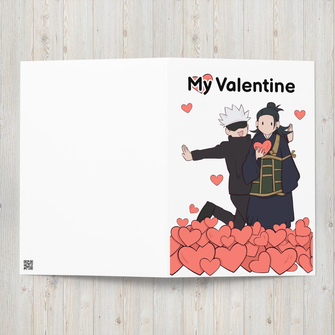 Jujutsu Kaisen, Satoru Gojo, Suguru Geto, Valentines Card, Anime Merch ...