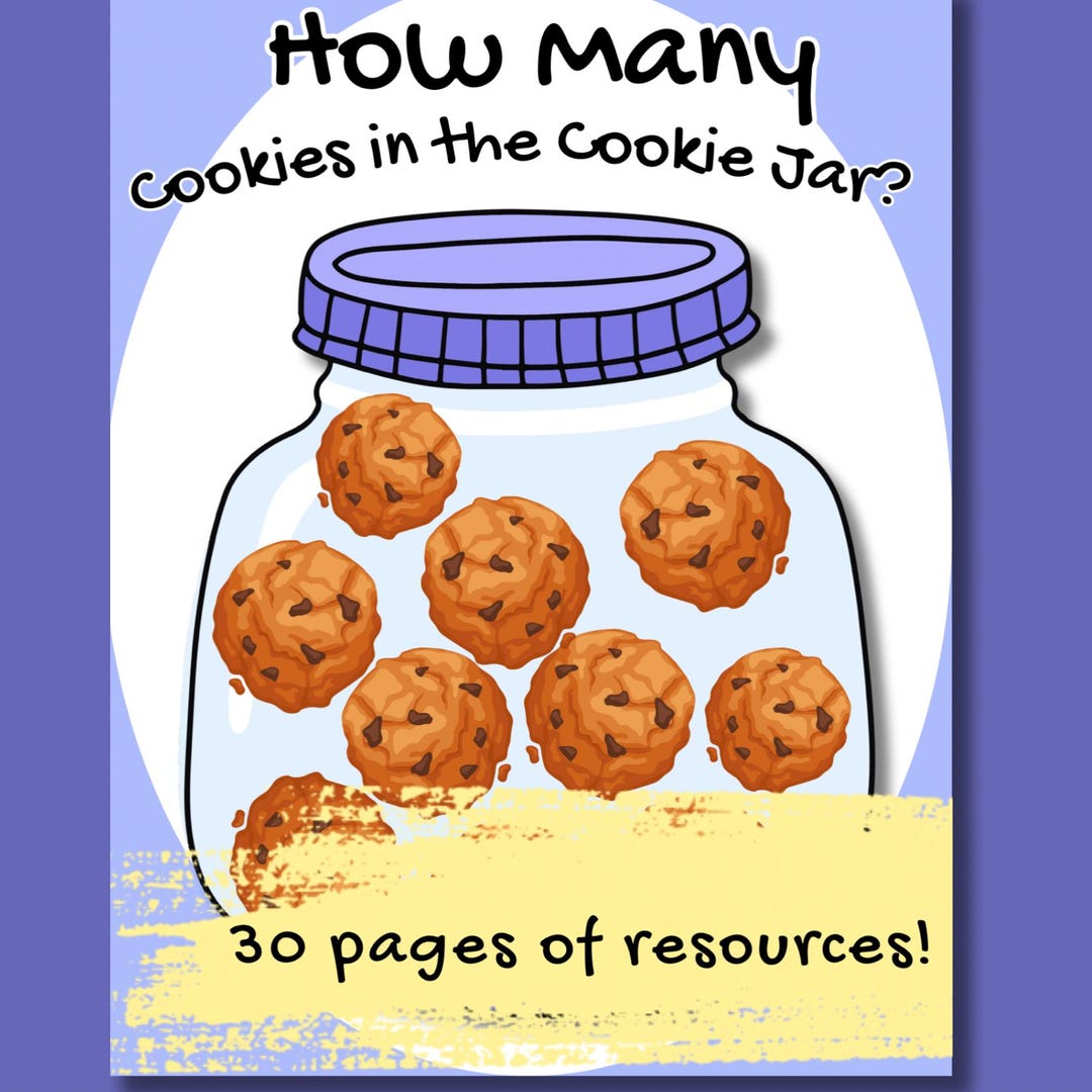 How Many Cookies? Kindergarten Math Lesson Bundle | Common Core State ...