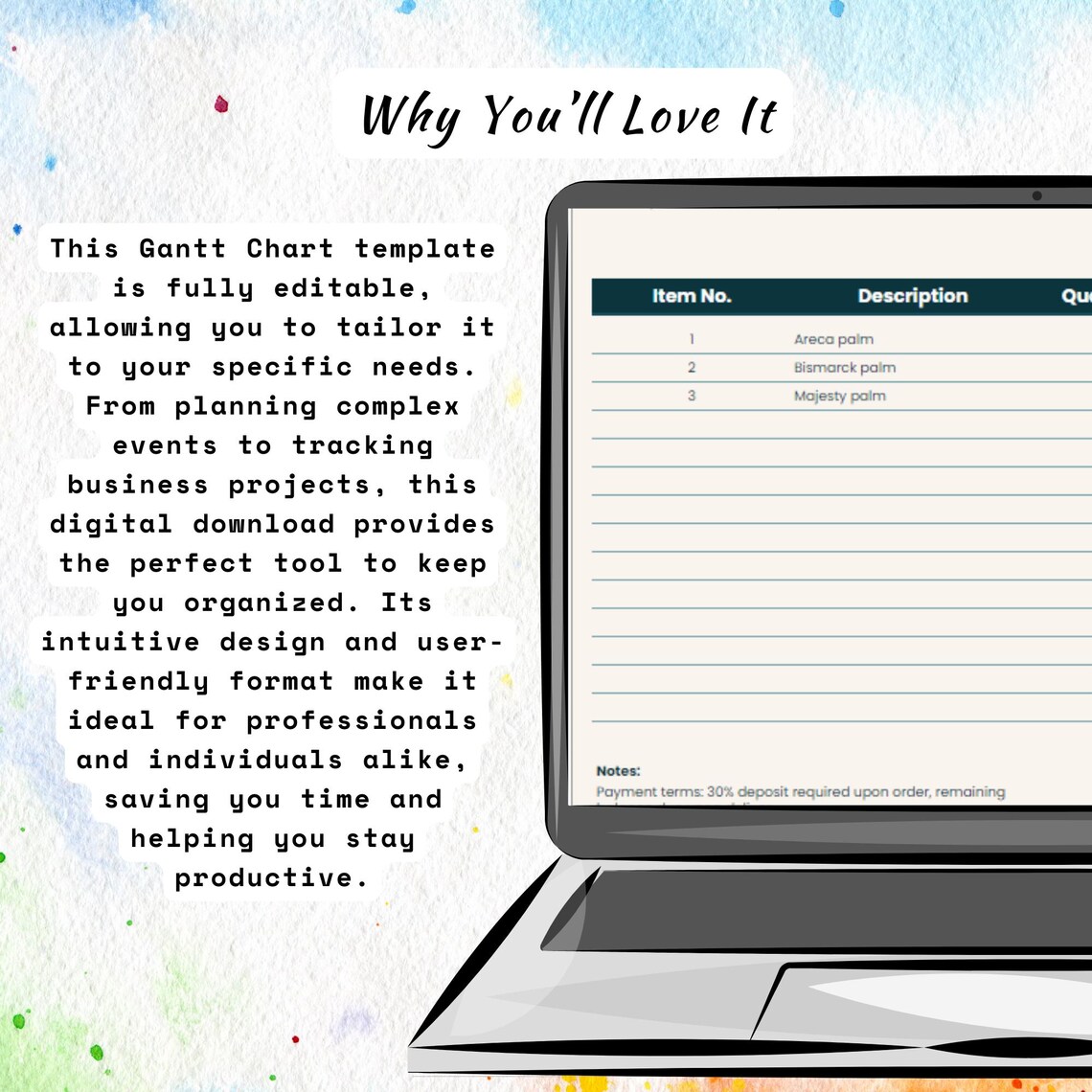 Sample Invoice Template Editable, Customizable Google Sheets ...