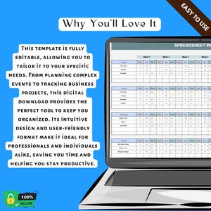 Spreadsheet Workout Template, Editable Google Sheets, Digital Download ...