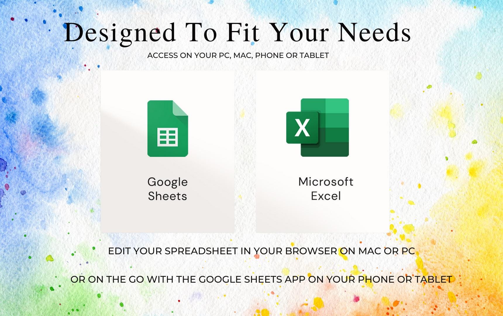 Receipt Template, Editable Google Sheets, Easy-to-use, Digital Download ...