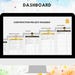Construction Project Roadmap Template: Editable Google Sheets (digital ...