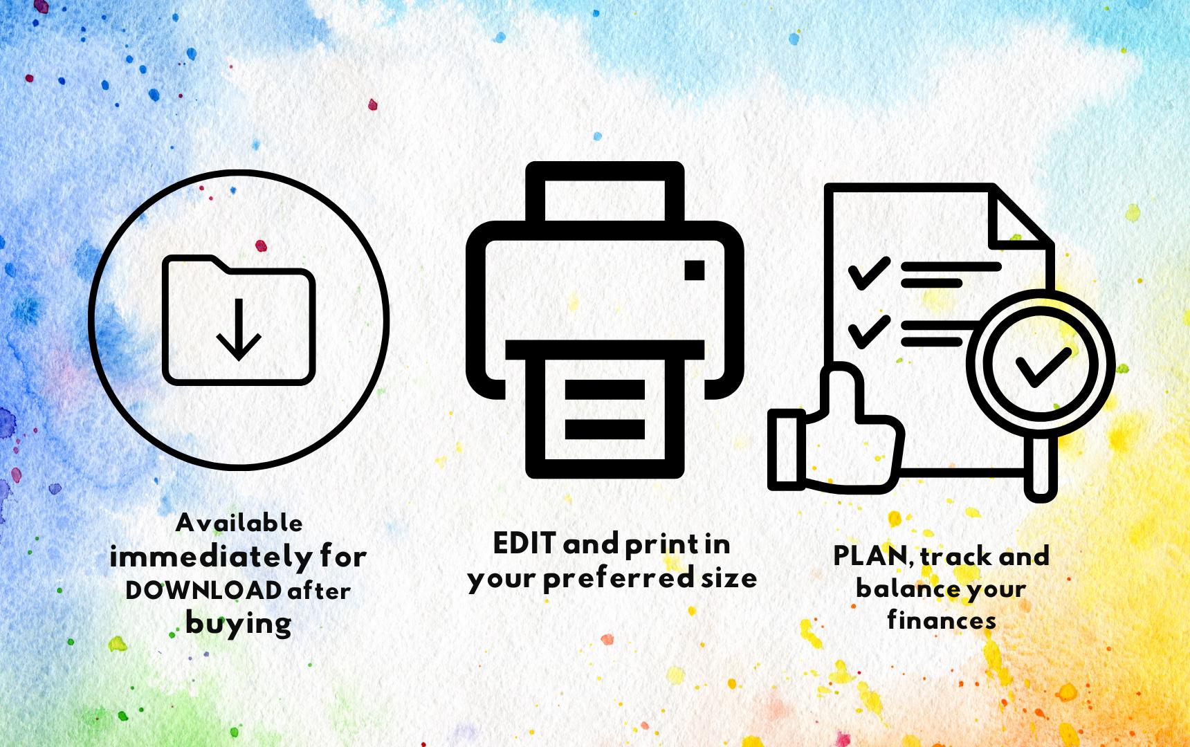 Editable Workout Schedule Template | Easy to Use Digital Download ...