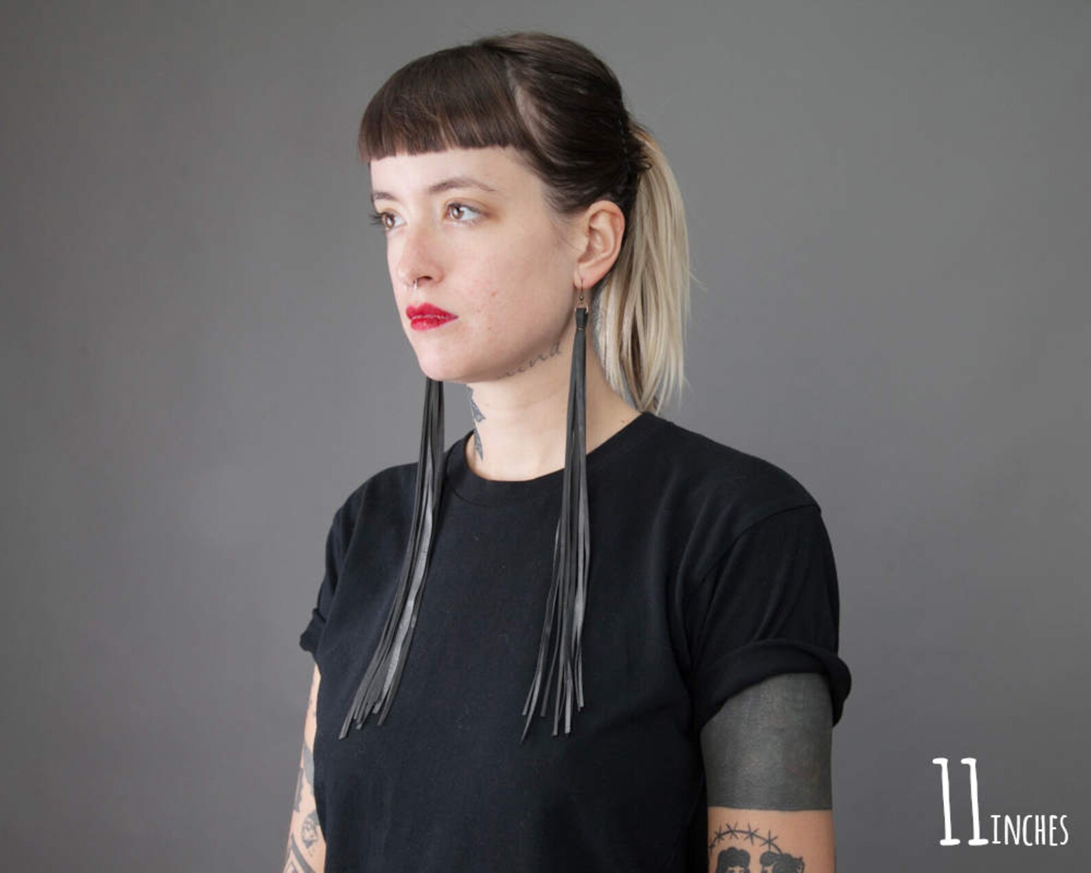 Fringe Bike Tube Earrings - Etsy